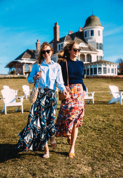 Nantucket Soirée Patchwork Madras Skirt – Kiel James Patrick