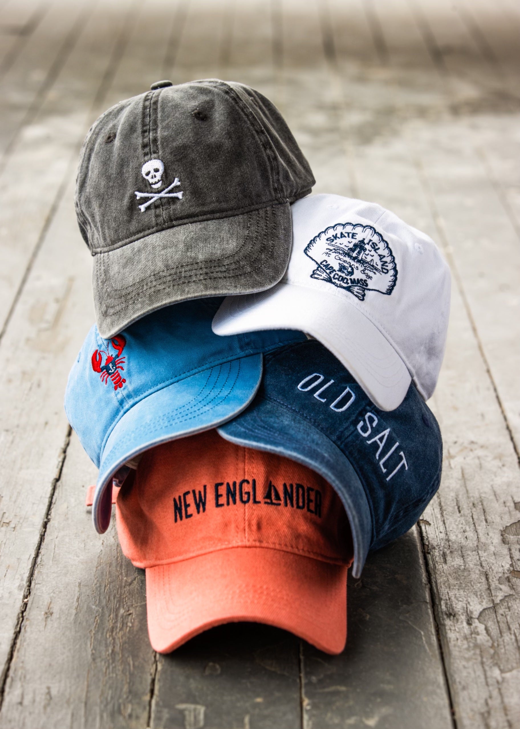 KJP Old Salt Embroidered Twill Ball Cap in Navy Blue – Kiel James Patrick
