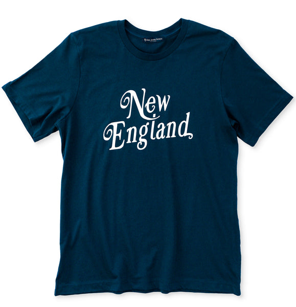 KJP Men's New England Graphic T-Shirt in Navy Blue – Kiel James Patrick