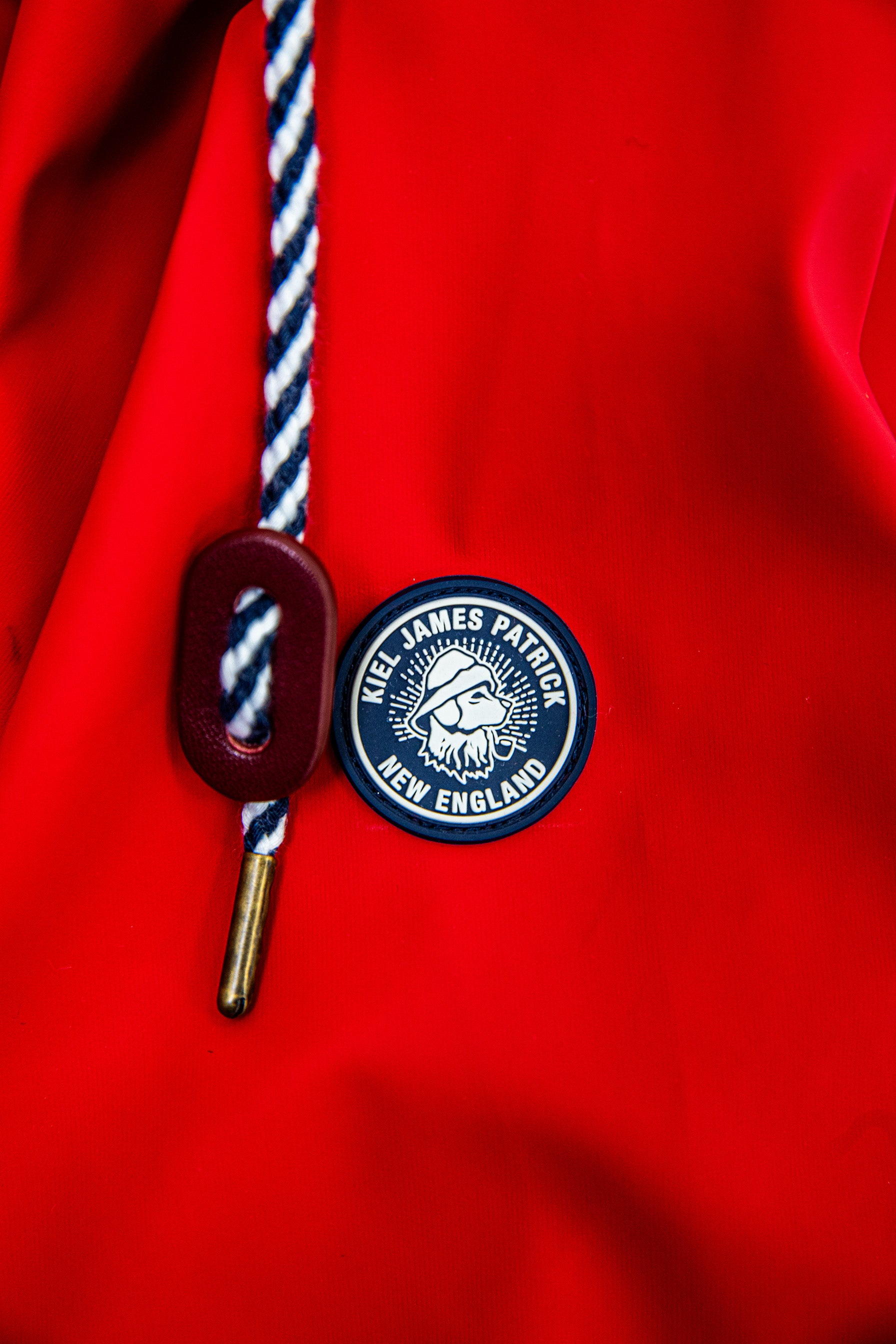 KJP Women's New England Mariner Waterproof Fisherman Raincoat in Red ...